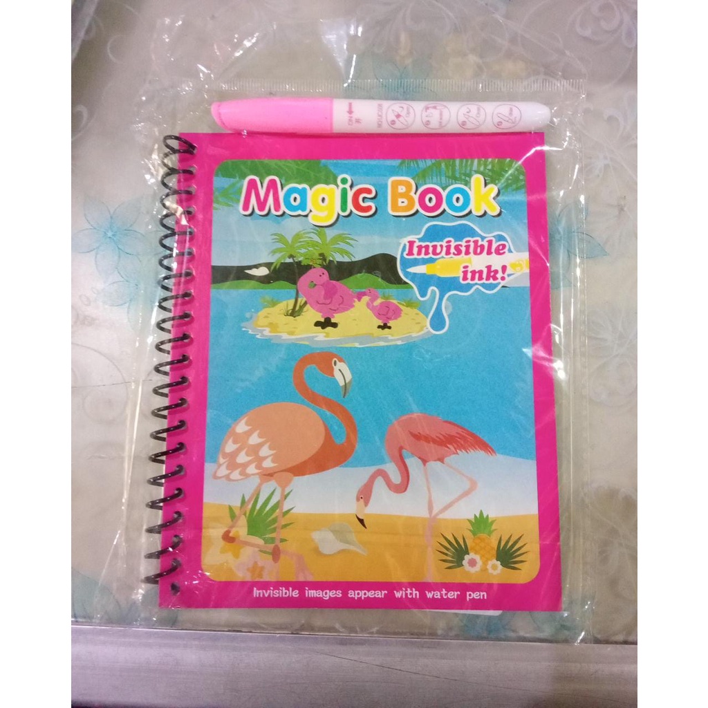 Jual Buku gambar magic book water tanpa cat / buku warna ajaib anak ...