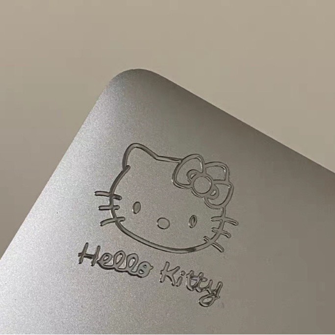 Jual Sticker Laptop Handphone Daily Use Plated Silver Anti Air Sticker ...