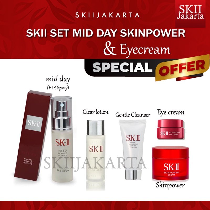 Jual SKII SK II SK-II SK FTE MID DAY SPRAY SET SKINPOWER | Shopee Indonesia