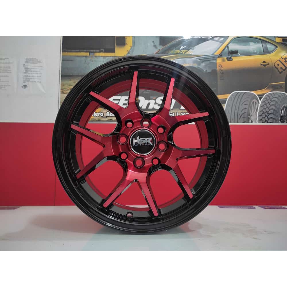 Jual Velg Racing Ring 15 HSR HYURA untuk Jazz, Brio, Agya, Vios, Lancer, Mirage, Sigra, Ayla ...
