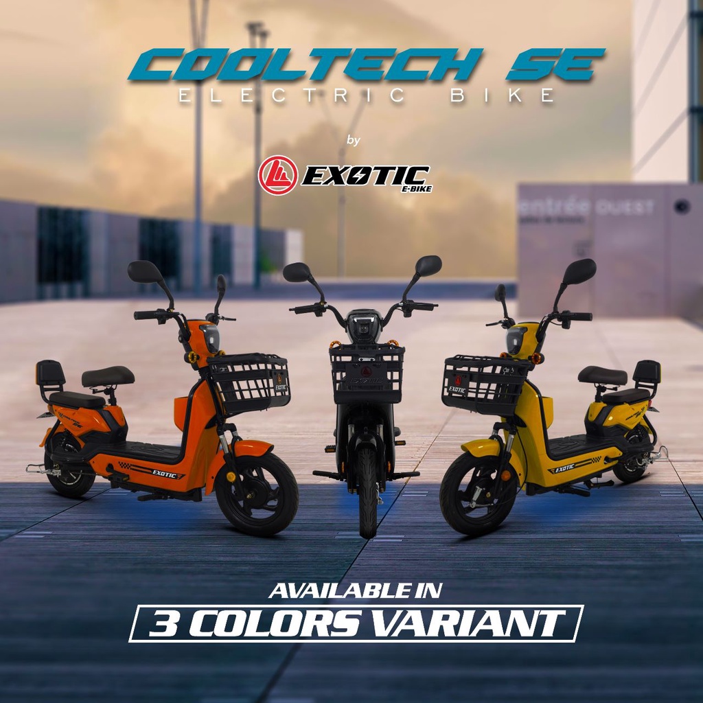 Jual Sepeda Listrik/ E-Bike COOLTECH S.E merk Exotic | Shopee Indonesia