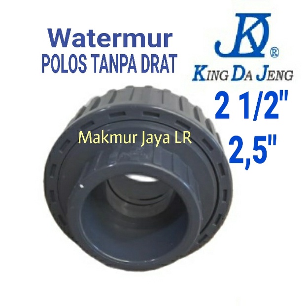 Jual Watermur 2,5" 2,5 inch PVC Water Mur Union Socket WaterMoor 2 1/2 ...