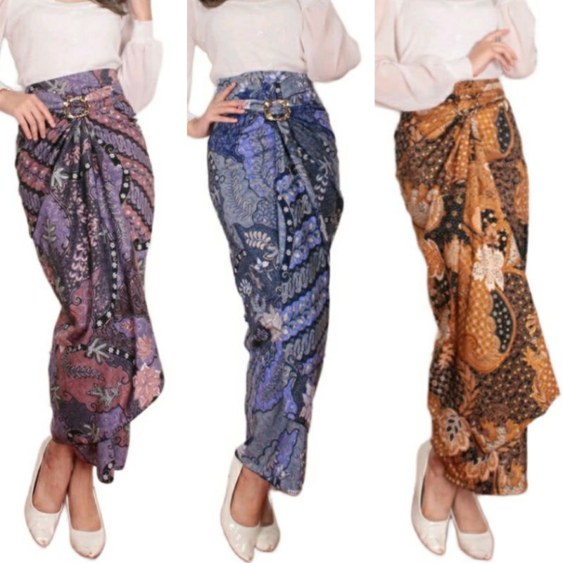 Jual ( 50 Motif ) Rok Lilit Batik Modern Motif Terbaru / Rok Serut ...