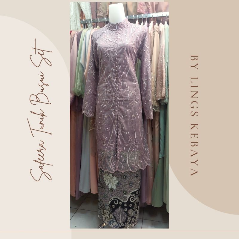 Jual kebaya modern brukat wisuda kondangan lamaran busui Sage Green ...
