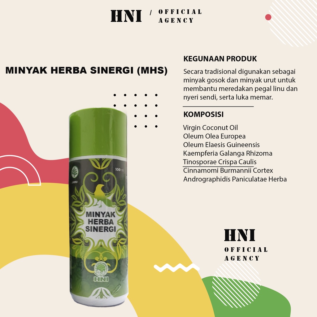 Jual MINYAK HERBA SINERGI (MHS) | Shopee Indonesia
