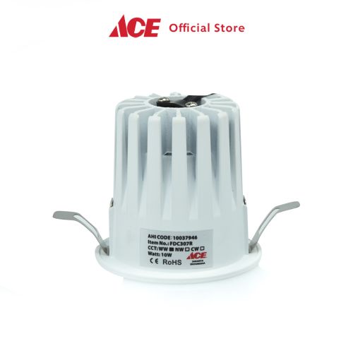 Jual Lampu Downlight Led Fix Reflect 10W 24D 3000K - Warm White Lampu ...