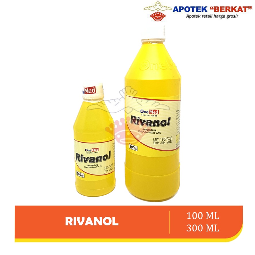 Jual ONEMED Rivanol 100/300 ml / Antiseptic Pembersih Luka | Shopee ...