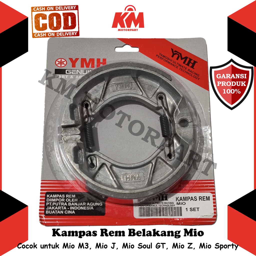 Jual Kampas Rem Belakang Mio M3 Mio J Mio Soul GT Mio Z Mio Sporty ...