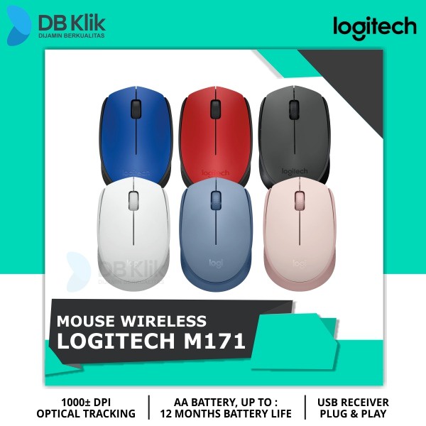 Jual Mouse Wireless Logitech M171 | Shopee Indonesia