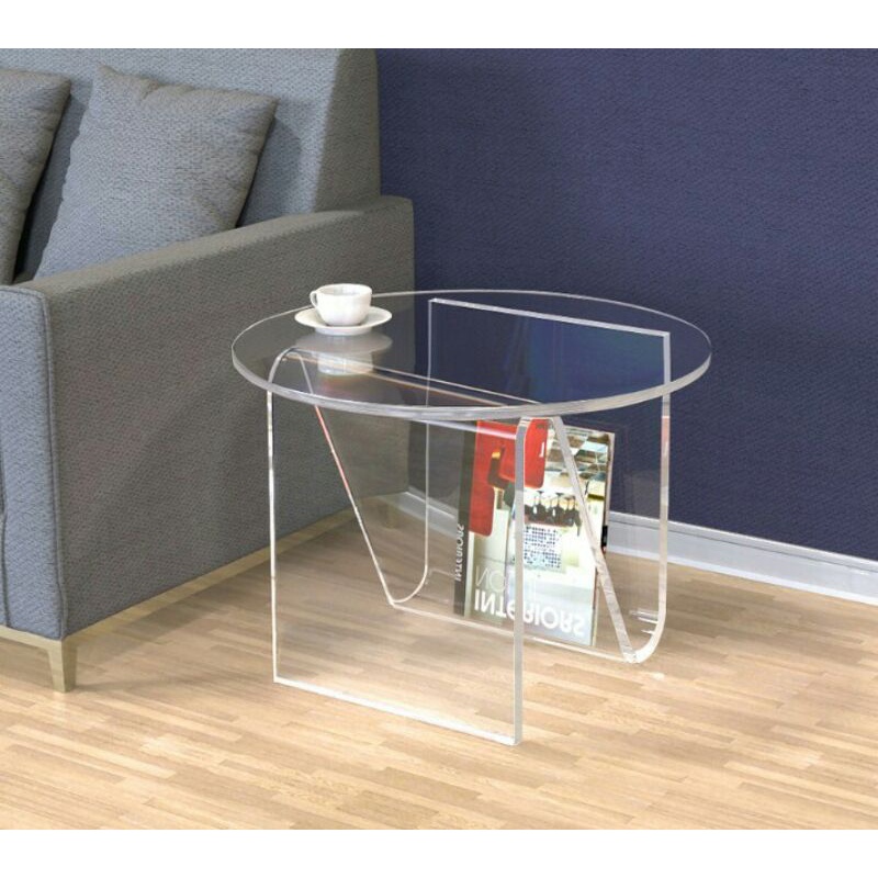 Jual Meja Kopi acrylic 8mm bulat | Shopee Indonesia