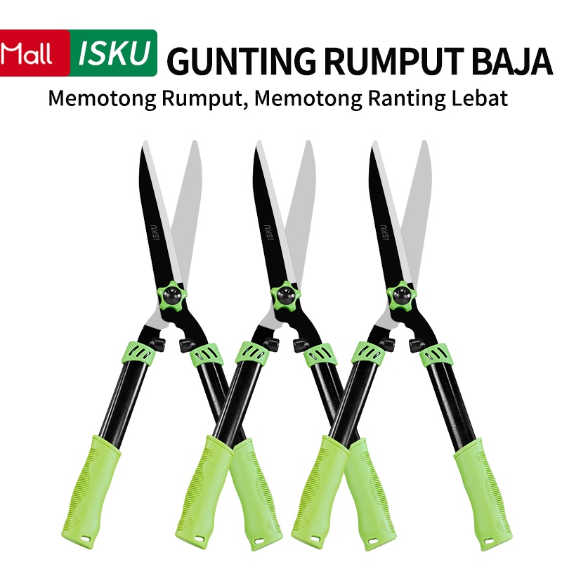 Jual ISKU Gunting Rumput Taman Gunting tanaman gunting pangkas daun ...