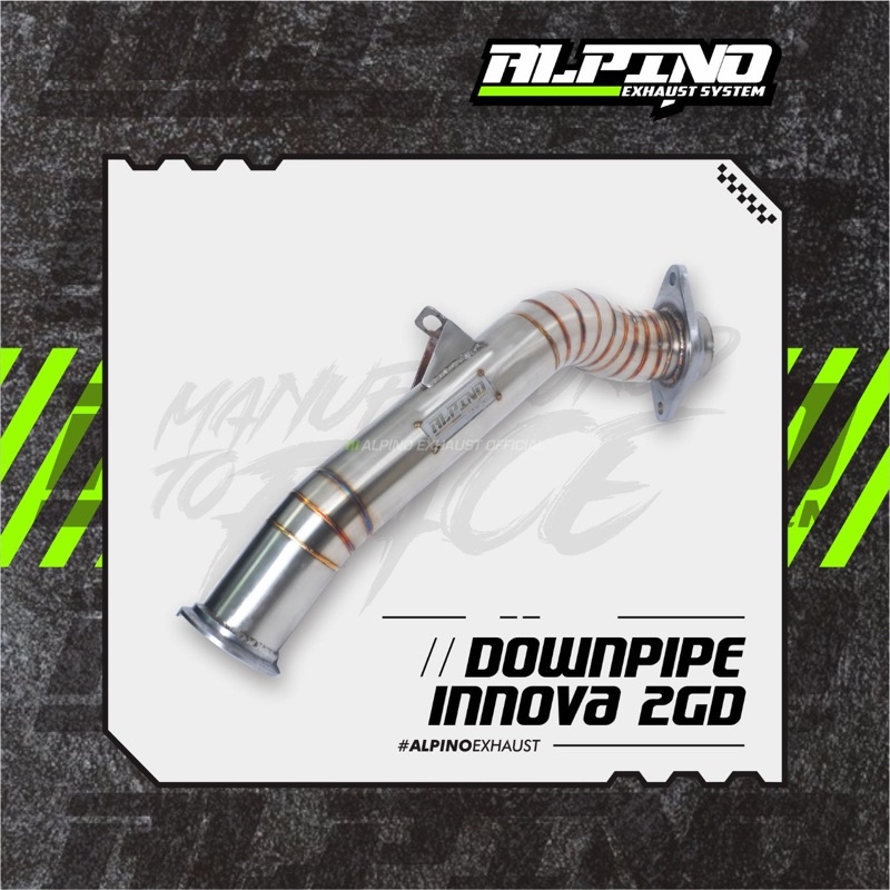 Jual Alpino Downpipe Toyota 2GD - 1GD Innova Reborn Fortuner VRZ ...