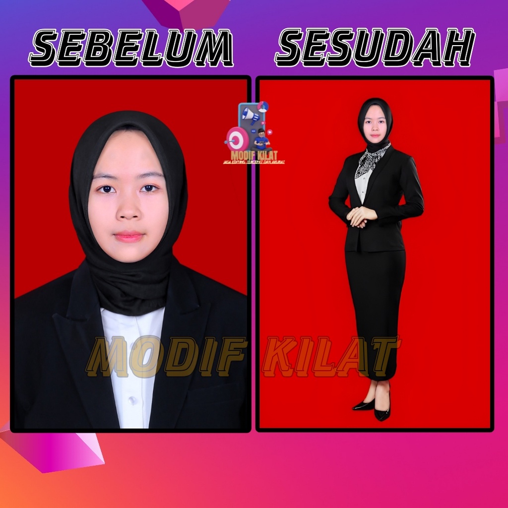 Jual Jasa edit foto / Edit Pas Foto / edit foto jas / edit background ...
