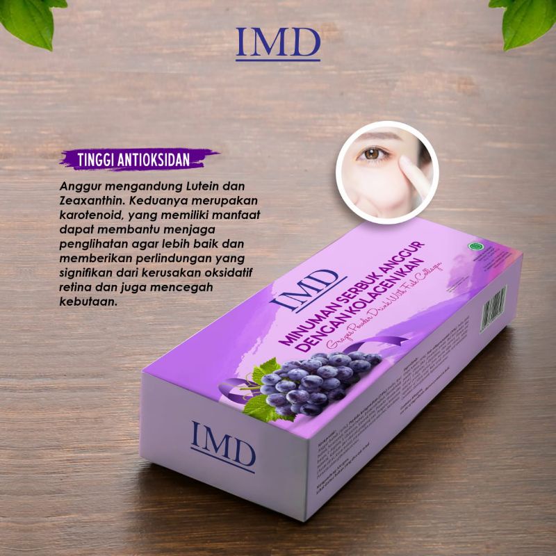 Jual IMD GLOW MINUMAN SERBUK KOLAGEN SUPER WHITENING | Shopee Indonesia
