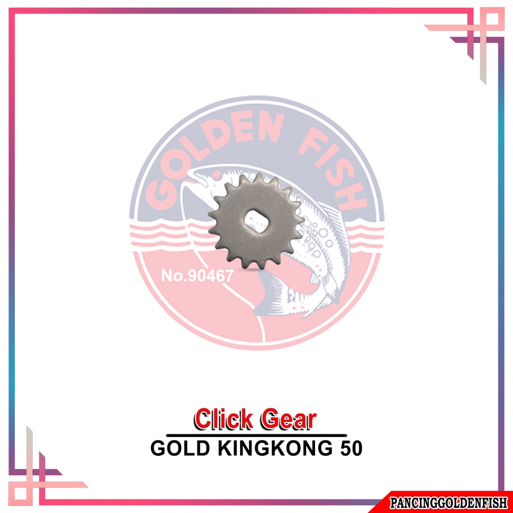 Jual CLICK GEAR KHUSUS REEL GOLDENFISH GOLD KINGKONG | Shopee Indonesia