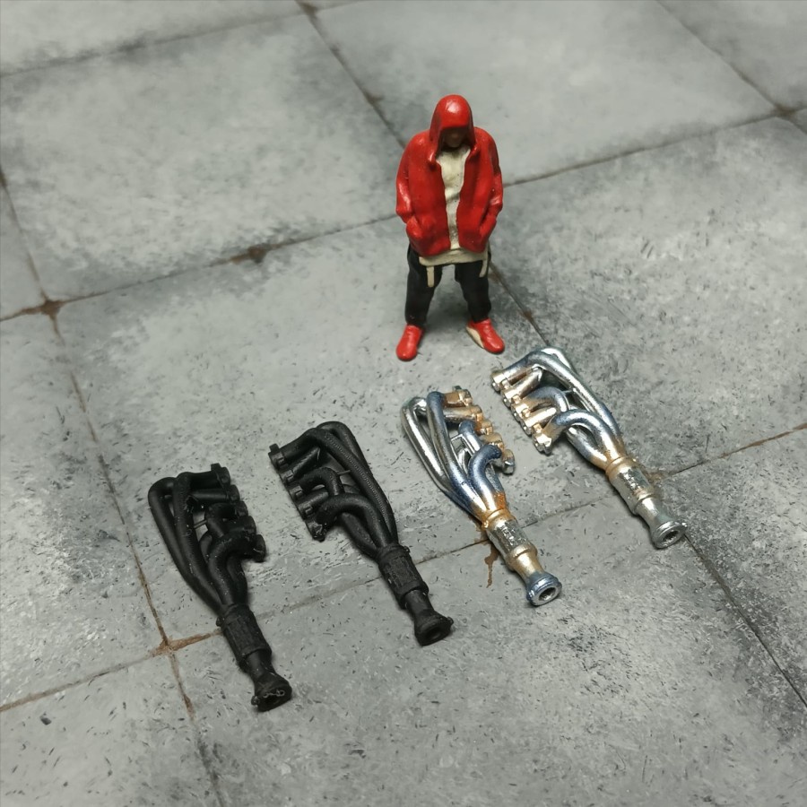 Jual Header Knalpot V10 With Catalytic Converter Skala 1/64 by Slsty ...