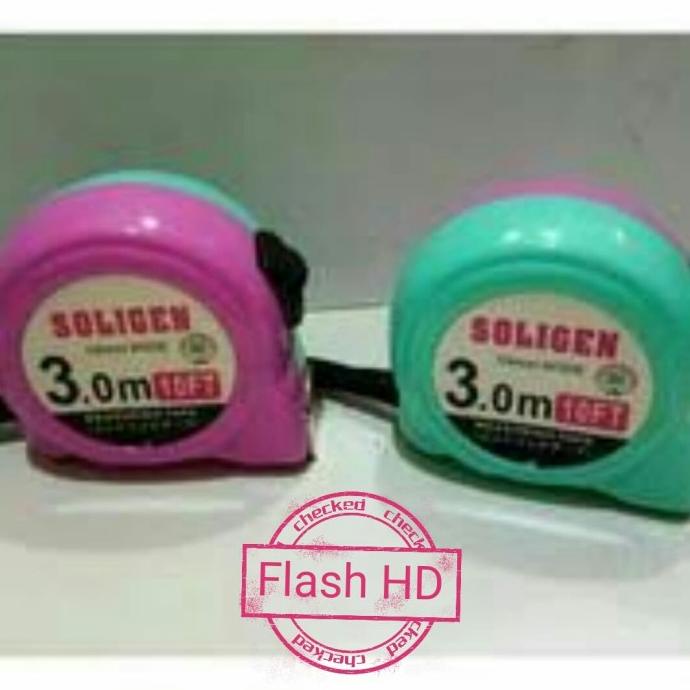 Jual meteran bangunan rol soligen 3M meteran tukang flashar66 Diminati ...