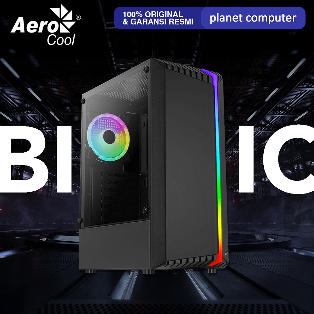 Jual AEROCOOL BIONIC RGB MID GAMING TOWER CASE TEMPERED GLASS | Shopee ...