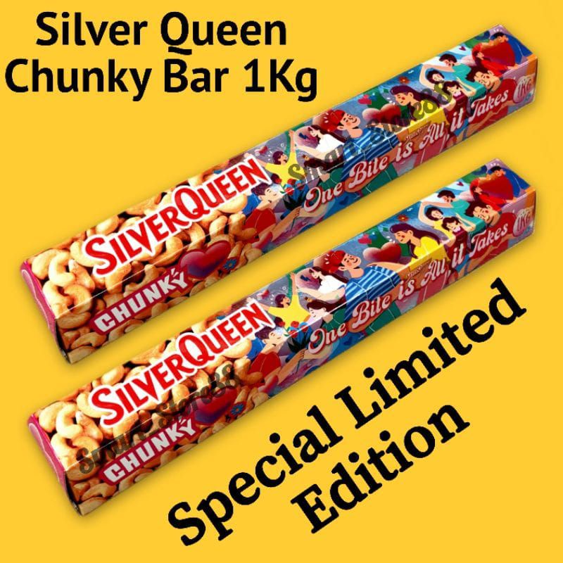 Jual SILVER QUEEN 1KG JUMBO LIMITED EDITION VALENTINE | Shopee Indonesia