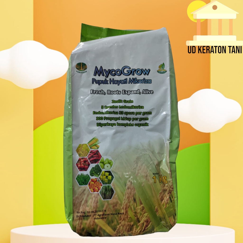 Jual Pupuk Hayati Nutrisi Tanaman MYCOGROW 1kg Toleransi Abiotik ...