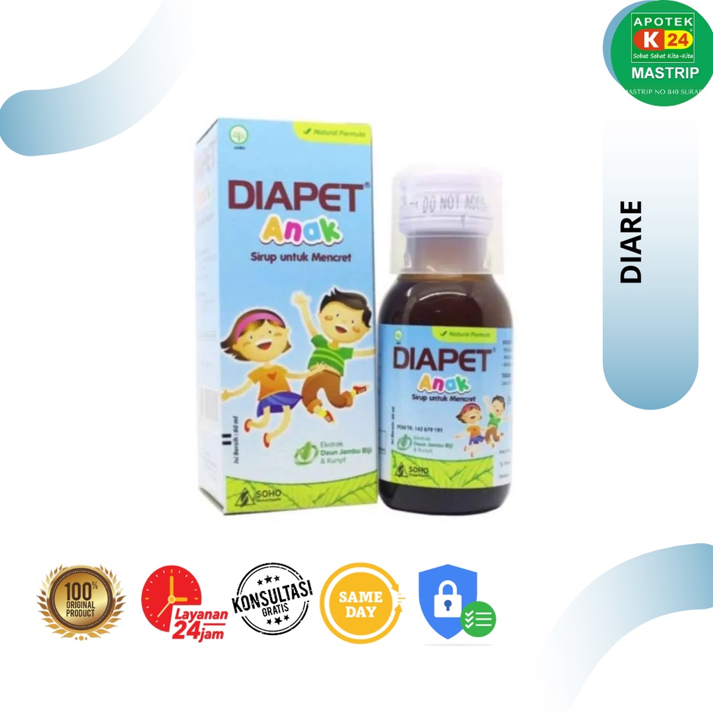 Jual Diapet Anak Sirup / Diare / Diatas 5 tahun / 60ml | Shopee Indonesia