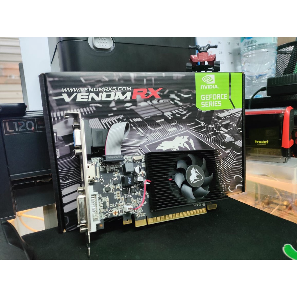 Jual VGA Venom RX Nvidia Geforce GT 610 2Gb 64Bit GDDR3 Garansi 1 Tahun | Shopee Indonesia