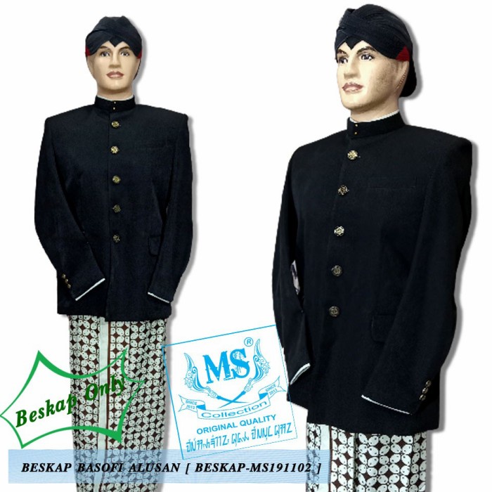 Jual BESKAP BASOFI ALUSAN BUSANA ADAT JAWA | Shopee Indonesia