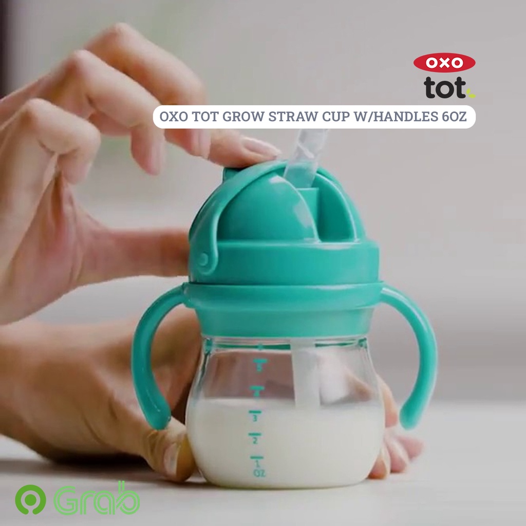 Jual OXO Tot Grow Straw Cup W/Handles | Shopee Indonesia