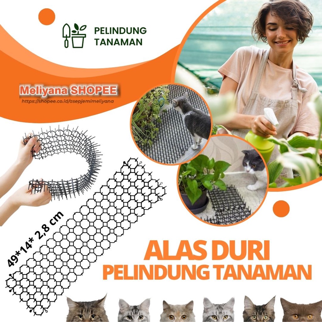 Jual Matras Duri Paku Anti Kucing Anjing Pelindung Untuk Bunga Tanaman ...