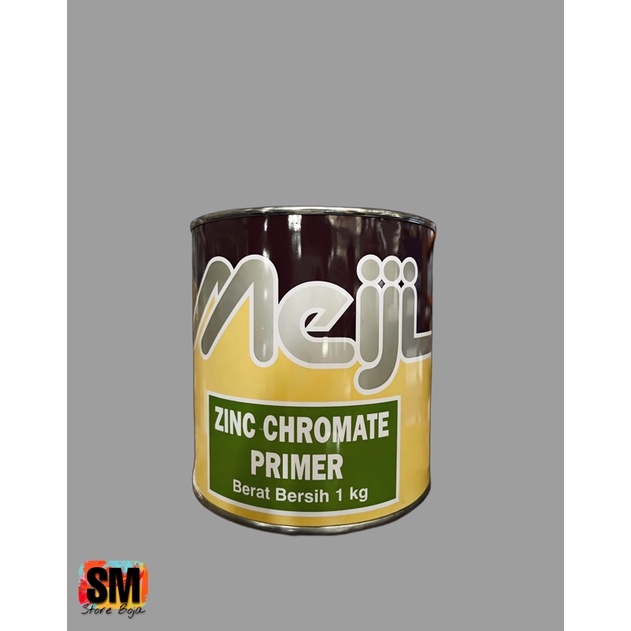 Jual Zinc cromate MEIJI Green & Grey / Car dasar besi / menie Besi ...