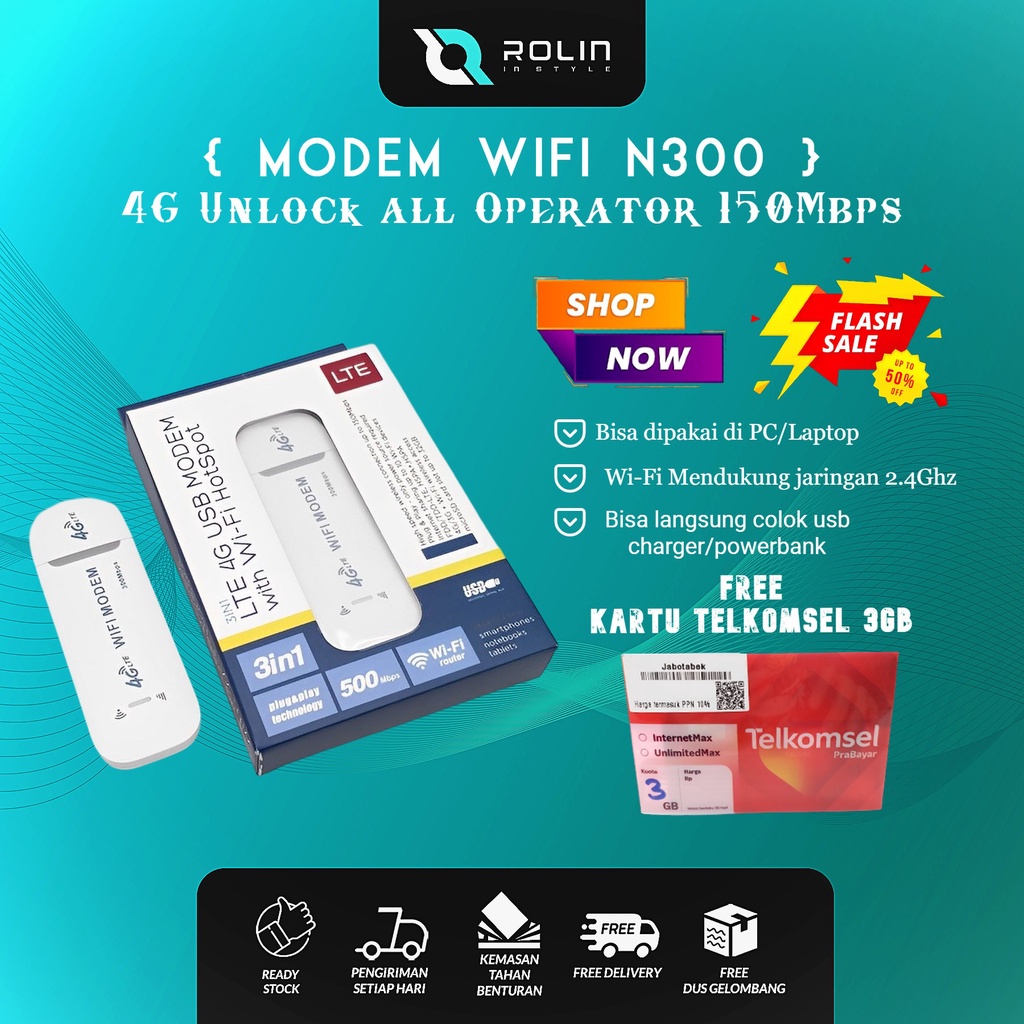 Jual Modem 4G Unlock WIFI wingle all operator-Colok PowerBank Lansung ...