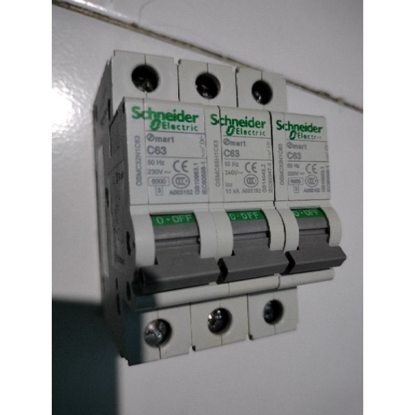 Jual mcb Schneider tipe smart C63 | Shopee Indonesia