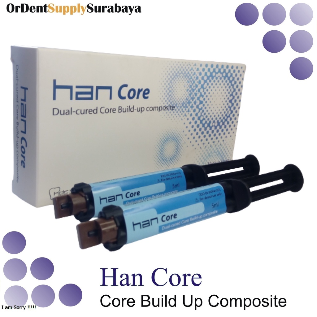Jual Hancore bahan core build up any core paracore multicore | Shopee ...