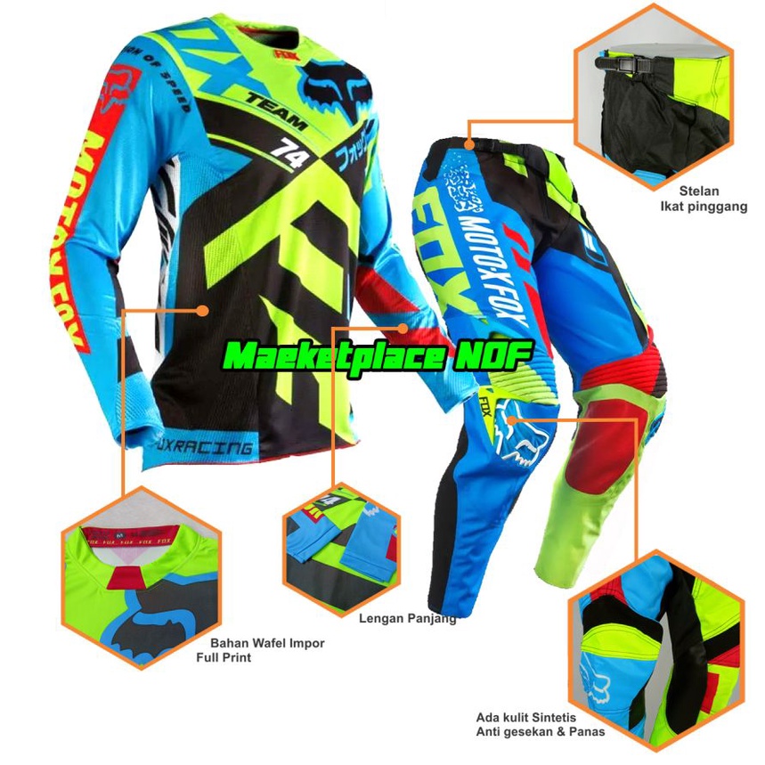 Jual Baju jersey jerset celana trail cross motor motorcross motocross ...