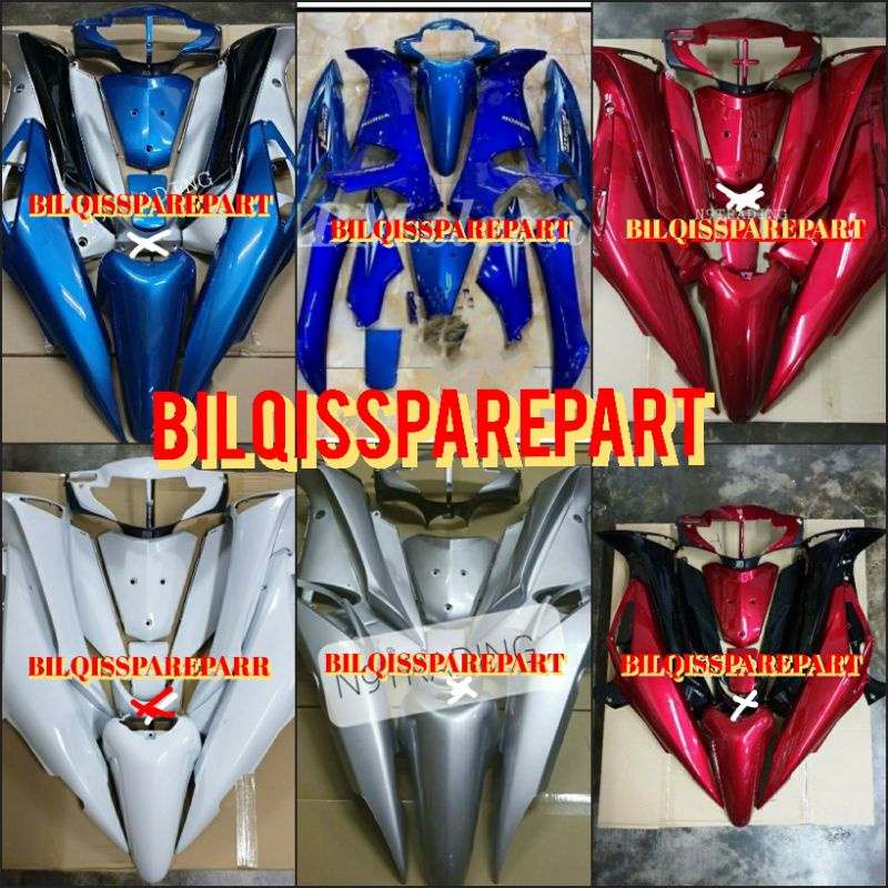 Jual cover full set body halus honda supra x 125 lama old tahun 2005 ...