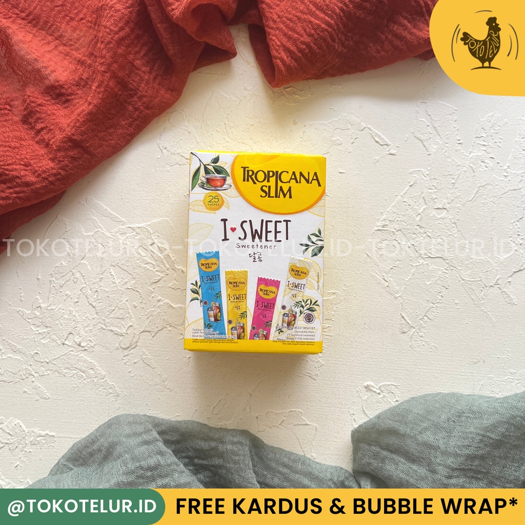 Jual TROPICANA SLIM - Sweetener I-Sweet 25 Sachet Pemanis Bantu Batasi ...