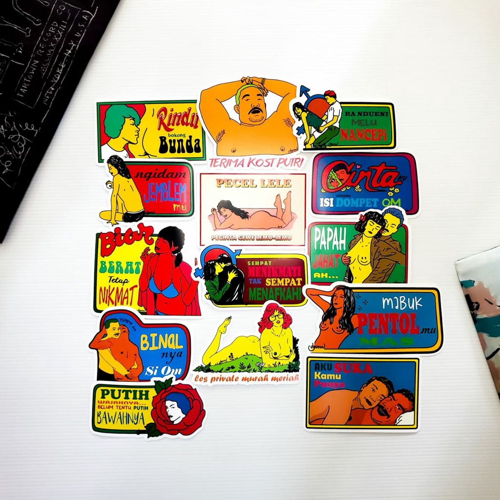 Jual Sticker Angkot Type A (Sticker Jadul Truk Motivasi) | Shopee Indonesia