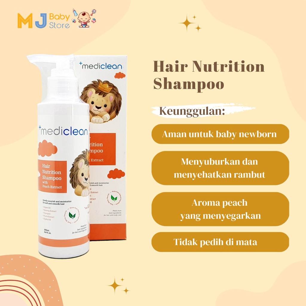 Jual Mediclean Hair Nutrition Baby Shampoo - Shampo Anak Bayi Sampo ...