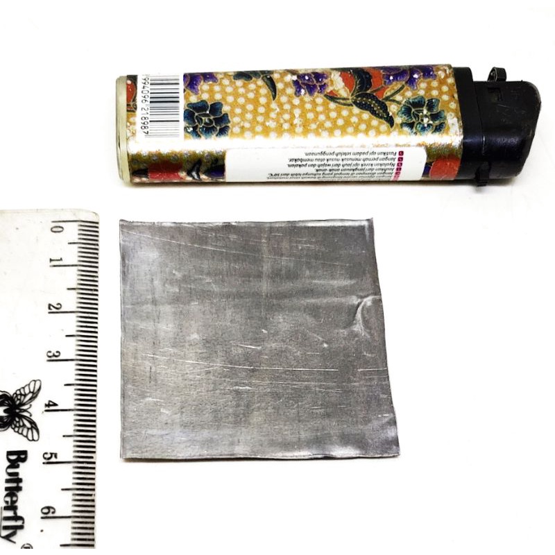 Jual Timah Sobek Pemberatl Pancing Daun Lipat TIPIS POTONGAN KECIL ...