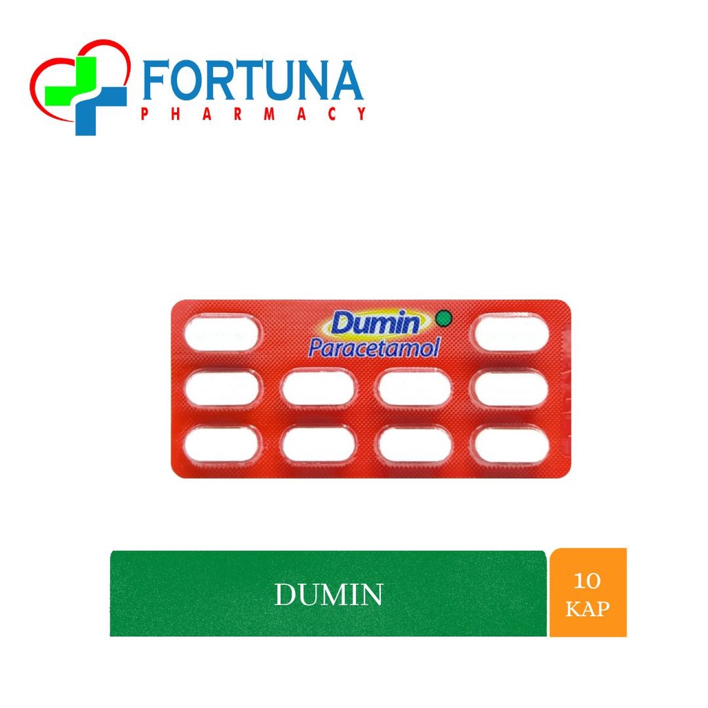 Jual DUMIN TABLET PARACETAMOL 500 MG | Shopee Indonesia