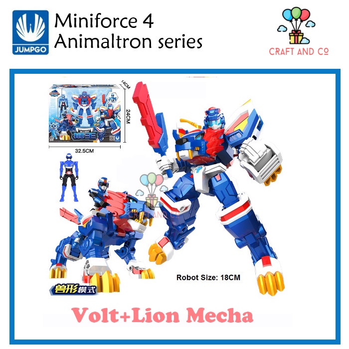 Jual Miniforce Jumpgo Season 4 Volt Lucy Max Sammy Leo Jackey ...
