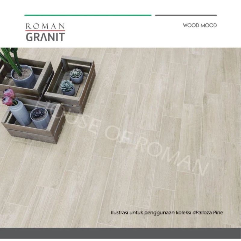 Jual Roman granit dPalloza pine RECTIFICO 50X15 /Roman granit kayu ...