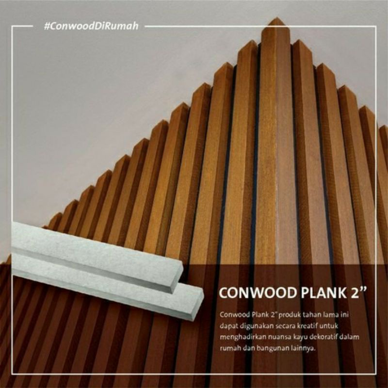 Jual Conwood PLANK 2 (16) KISI KISI, Partisi Dinding | Shopee Indonesia
