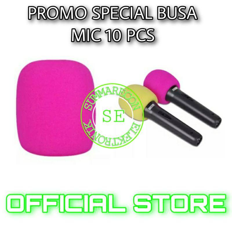 Jual busa mic busa microphone tebal promo 10 pcs | Shopee Indonesia