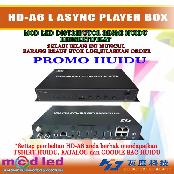 Jual HUIDU HD A3 HD A4 HD A5 HD A6 HD A3L ASYNC ASYNCHRONOUS SENDING BOX | Shopee Indonesia
