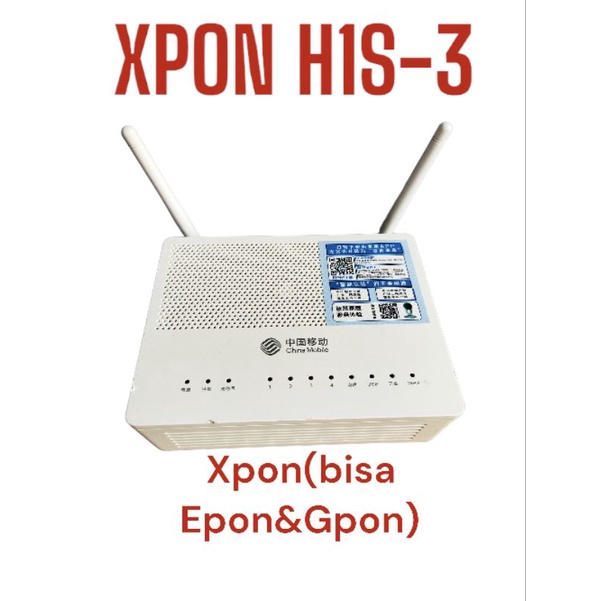 Jual ONU ONT XPON H1S-3 WIRELESS ACCESS POINT BISA EPON ATAU GPON BUKAN ...