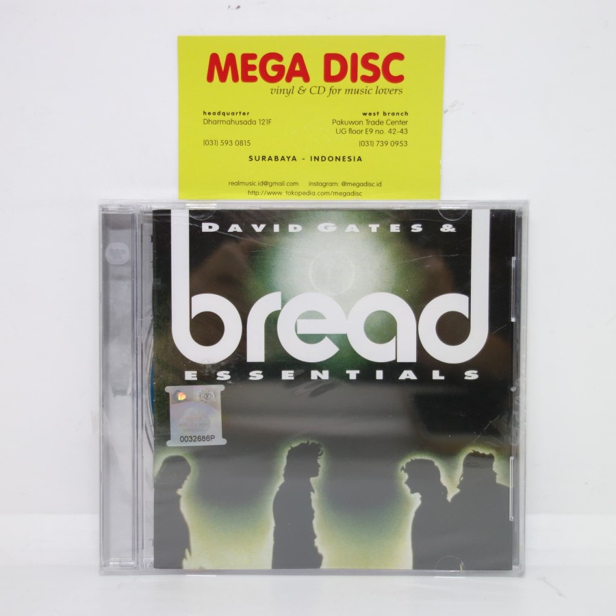 Jual CD David Gates & Bread - Essentials Album Audio Lagu Musik ...