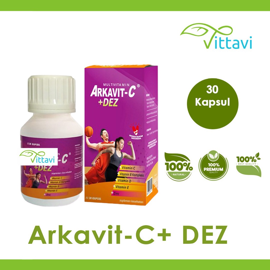 Jual Vitamin Arkavit C+Dez - Multivitamin untuk Menjaga Daya Tahan ...