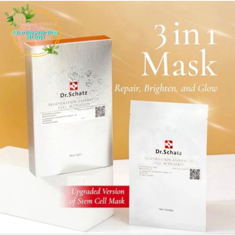 Jual (PROMO!! READY STOCK) DR SCHATZ PHYTO CELL MASK MCC SHEETMASK 100% ORIGINAL (1BOX / 5pcs ...