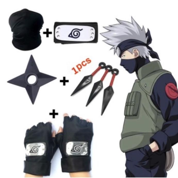 Jual Kakashi Set Action Cosplay Anime Naruto Dewasa Anak Lengkap Kostum ...